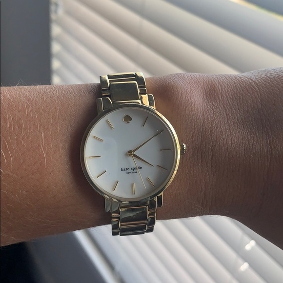 kate spade | Jewelry | Kate Spade Gramercy 38mm Gold Watch | Poshmark